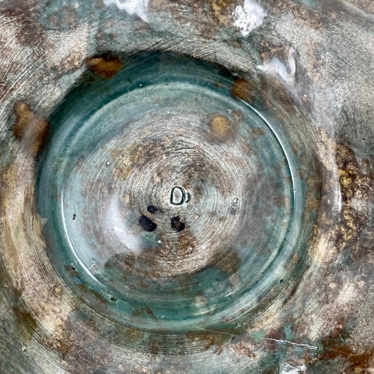 Antique French Faience Palissy Porcelain Fish-Head Oyster Plate, circa ...