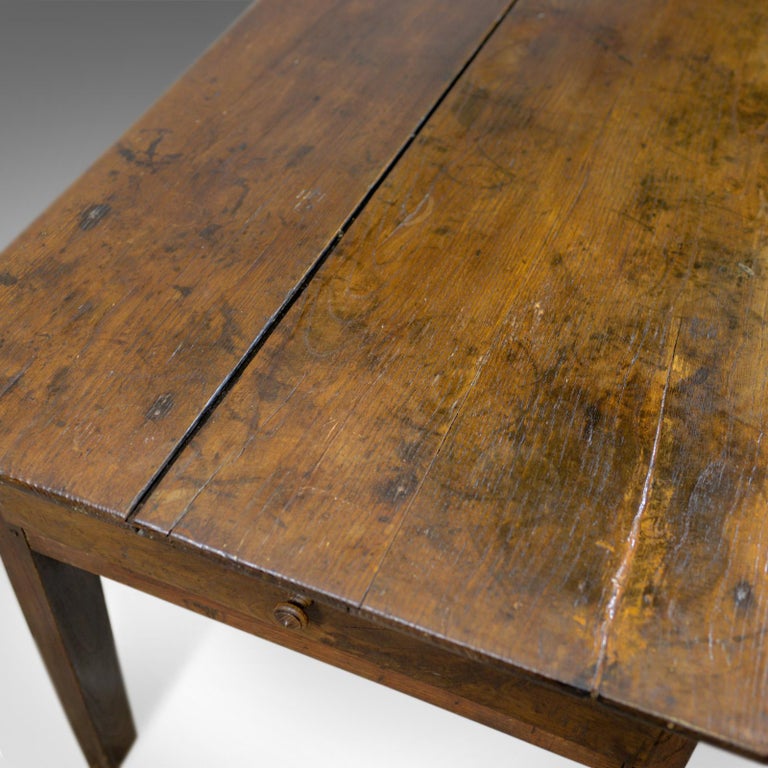 Antique French Farmhouse Table, Oak, Kitchen, Dining, 19th Century ...