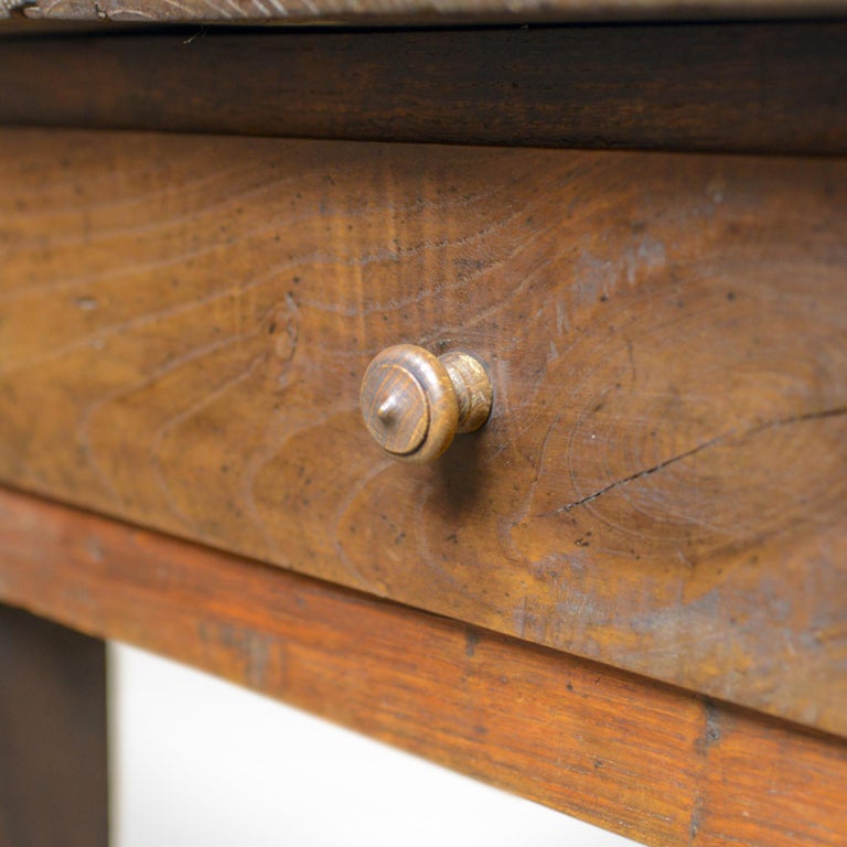 Antique French Farmhouse Table, Oak, Kitchen, Dining, 19th Century ...