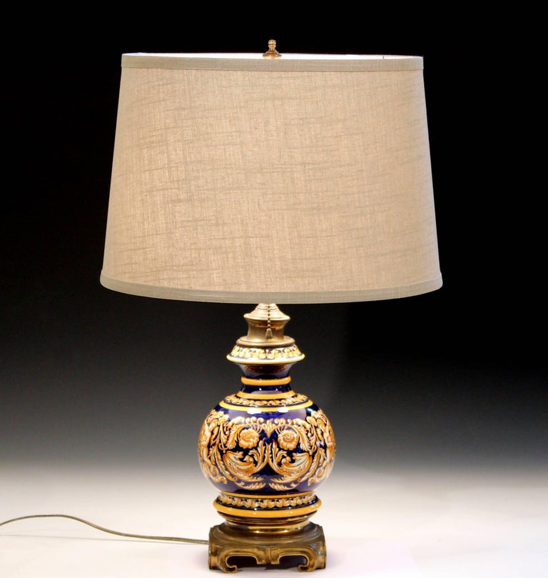 Antique French Gien Pottery Faience Majolica Italian Renaissance ...