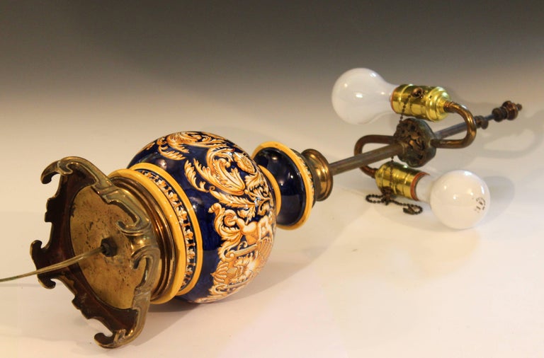 Antique French Gien Pottery Faience Majolica Italian Renaissance ...