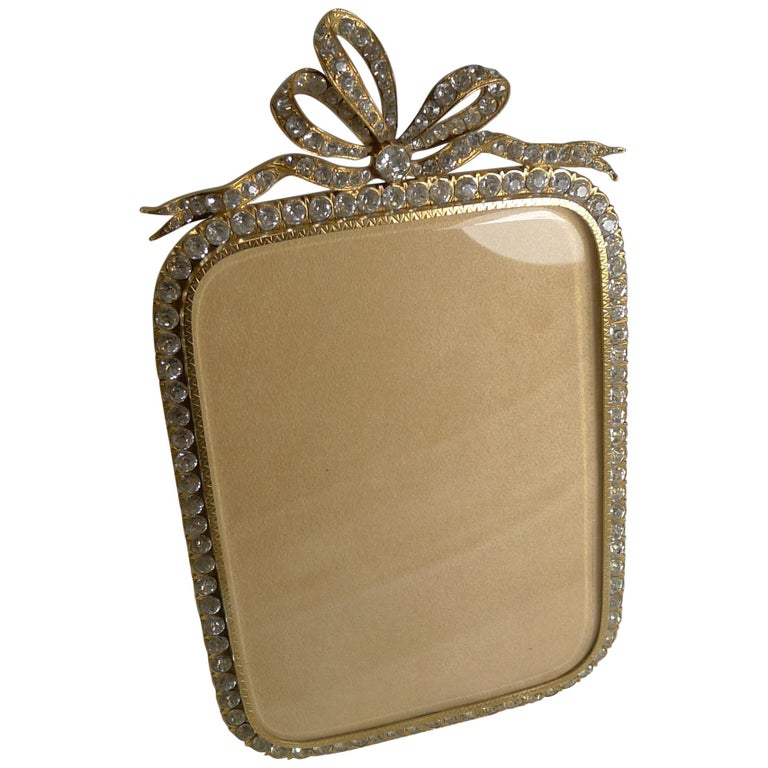 Antique French Gilded Bronze and Paste Stone Photograph Frame, circa ...