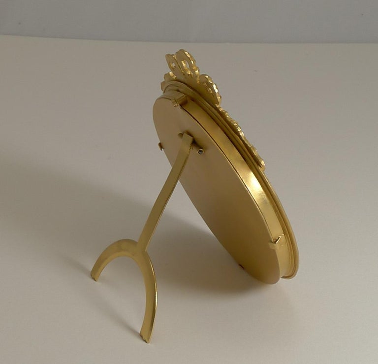 Antique French Gilded Bronze Picture Frame, Paste Stones, circa 1900 at ...