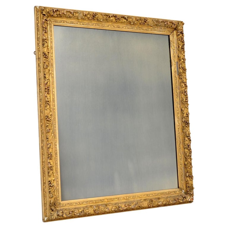 Antique French Gilt Framed Mirror at 1stDibs