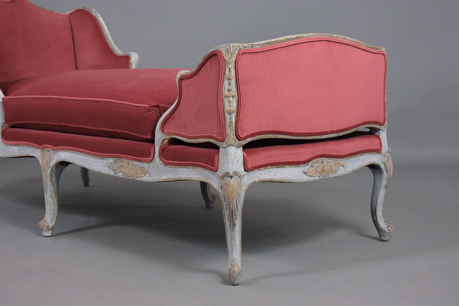 French Antique Louis XV Chaise Lounge at 1stDibs | vintage french ...