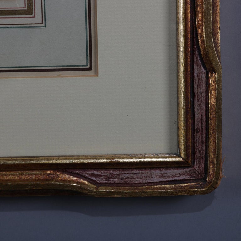 Antique French Giltwood Framed Classical Romantic Print, 20th Century ...