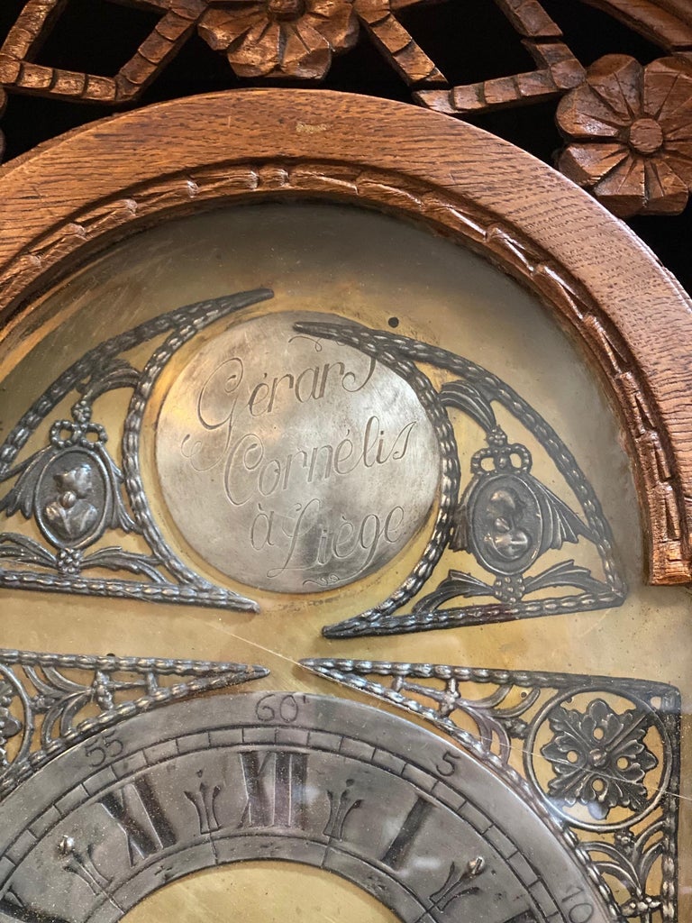 Antique Belgium Grandfather Clock, circa 1850 at 1stDibs | 1850 antique ...