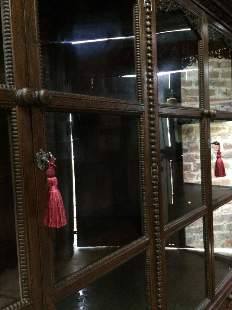 Antique French Haberdashery Shop Display Cabinet Vitrine Oak, circa ...