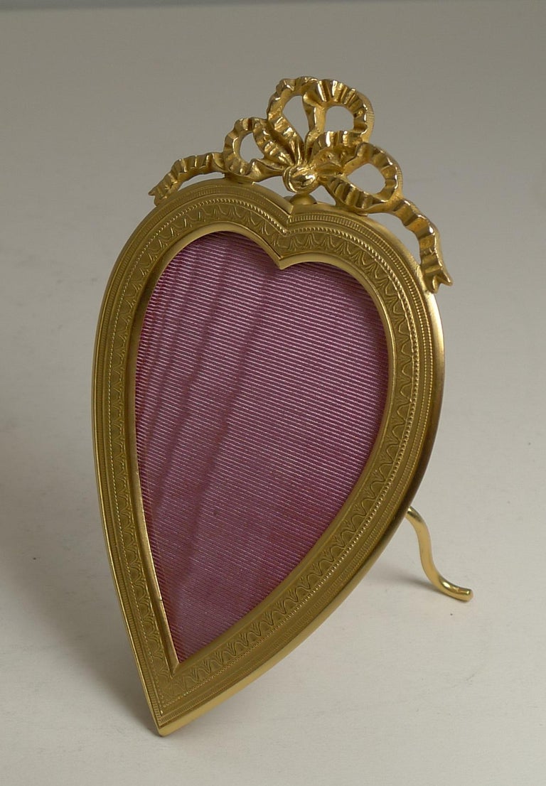Antique French Heart Shaped Picture / Photograph Frame, circa 1900 at ...