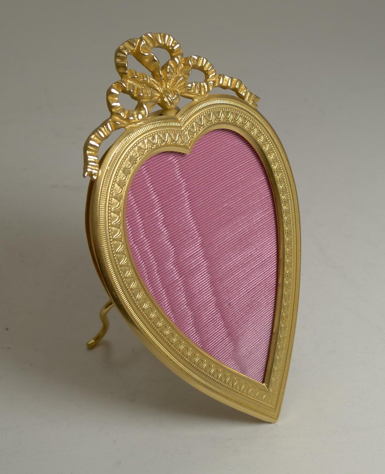 Antique French Heart Shaped Picture / Photograph Frame, circa 1900 at ...