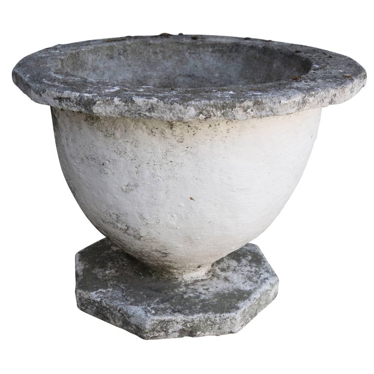 Antique French Hexagonal Base Round Planters, circa 1910 For Sale at ...