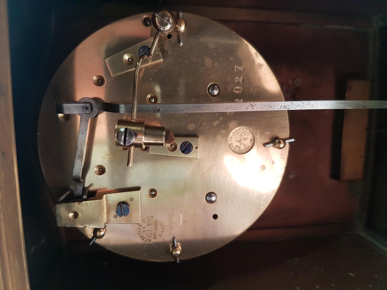 Antique French Industrial Foundryman Mantel Clock by Guilmet For Sale ...