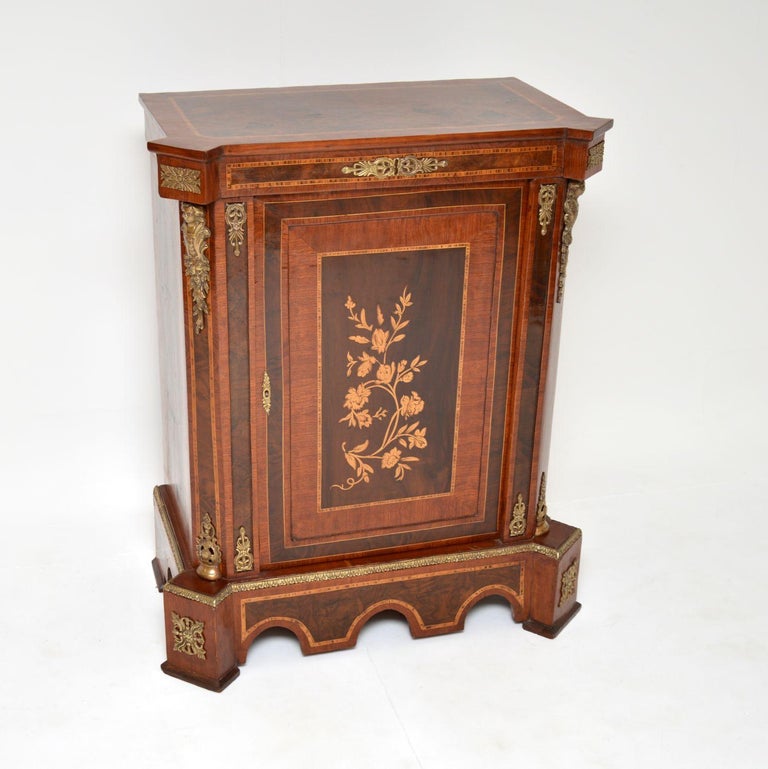 Antique French Inlaid Marquetry Cabinet For Sale at 1stDibs