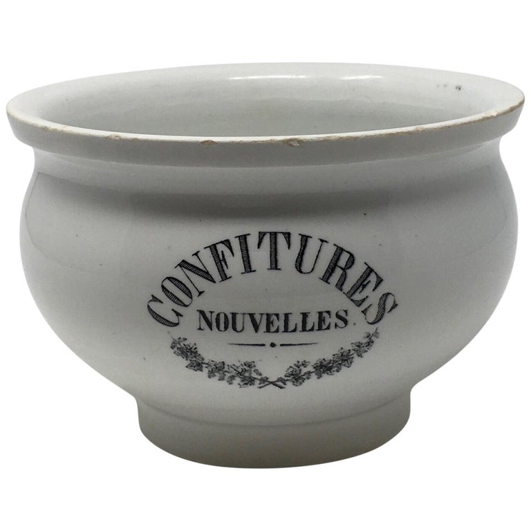 Antique French Jam Pot at 1stDibs