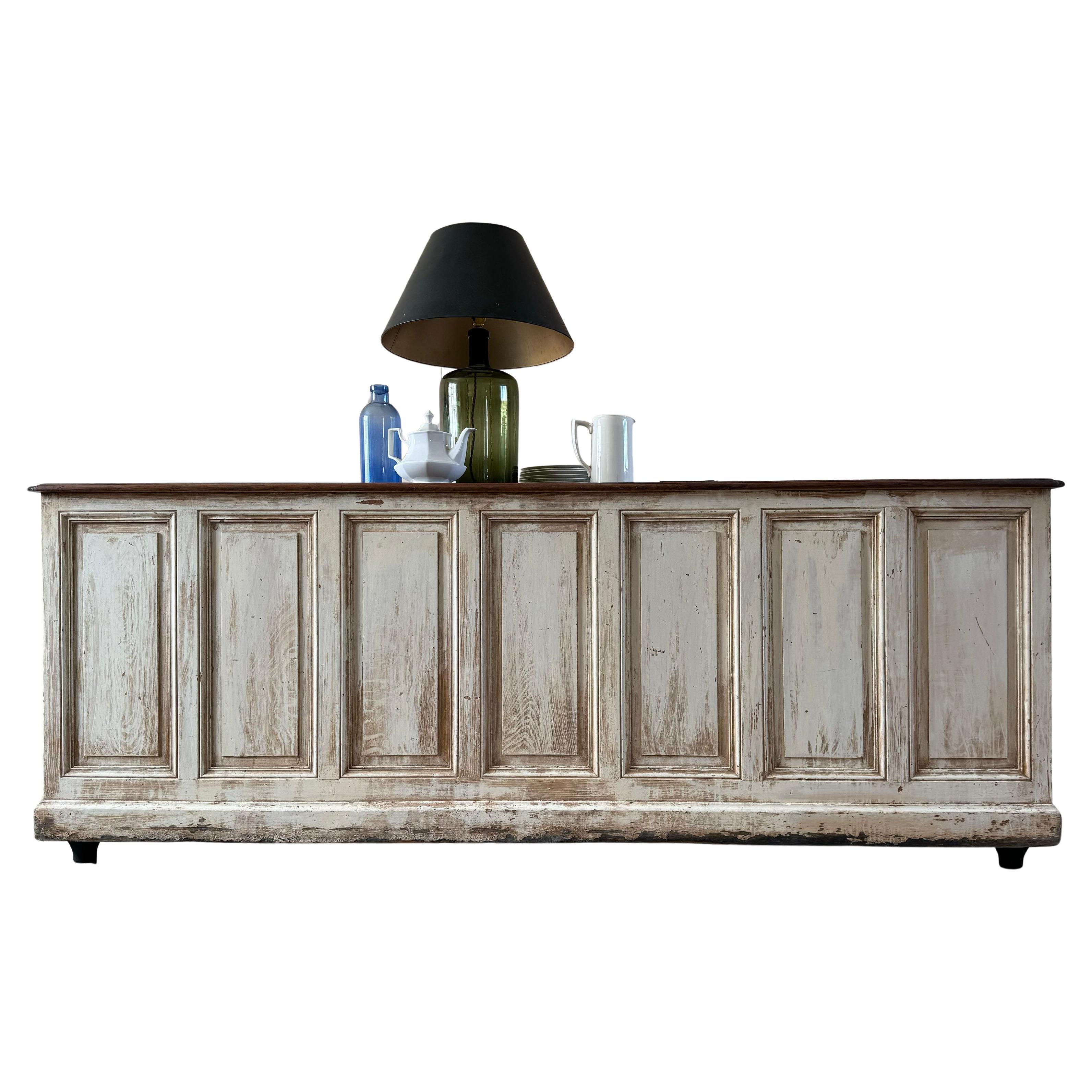 Antique French Kitchen Island / Counter For Sale at 1stDibs