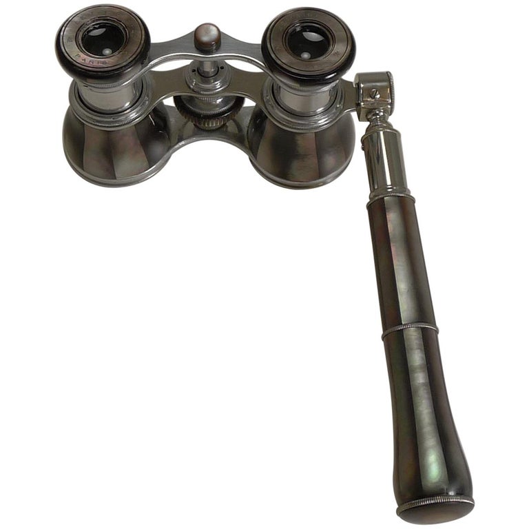 French Lemaire Opera Glasses with Detachable Lorgnette Handle, circa ...