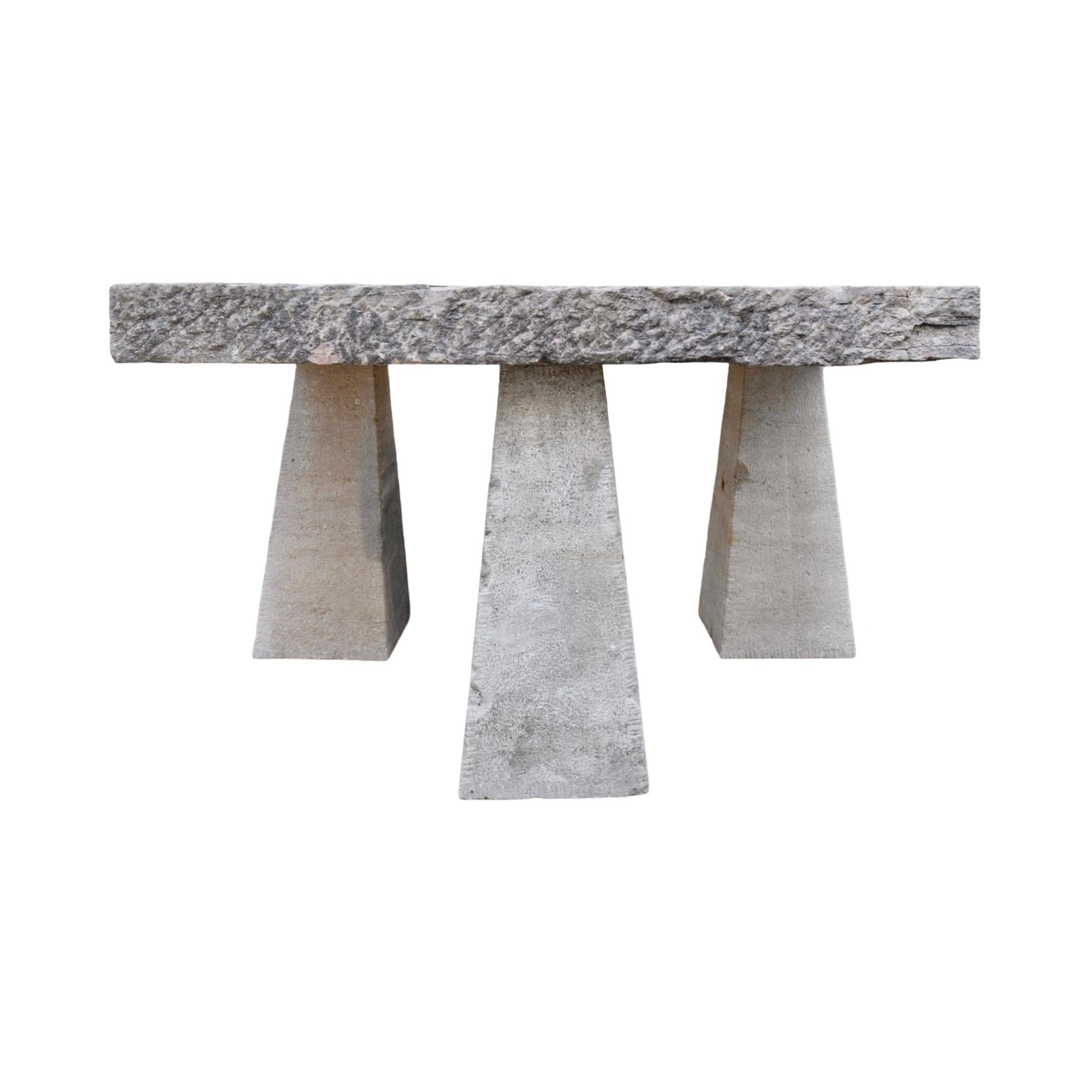 Antique French Limestone Table For Sale at 1stDibs