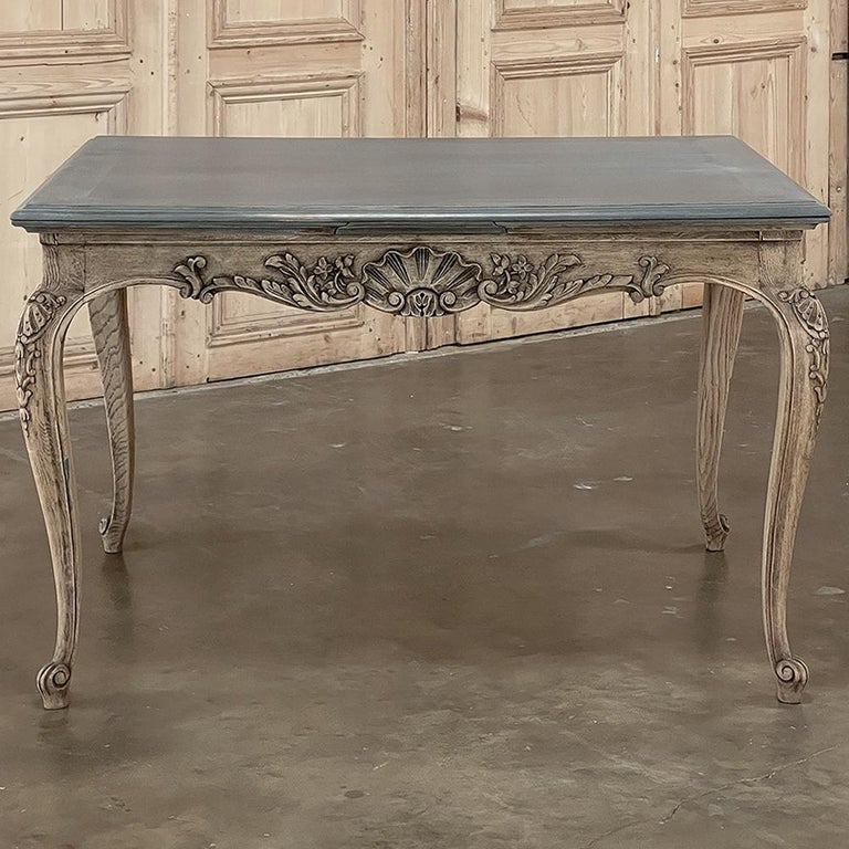 Antique French Louis XIV Draw Leaf Dining Table For Sale at 1stDibs