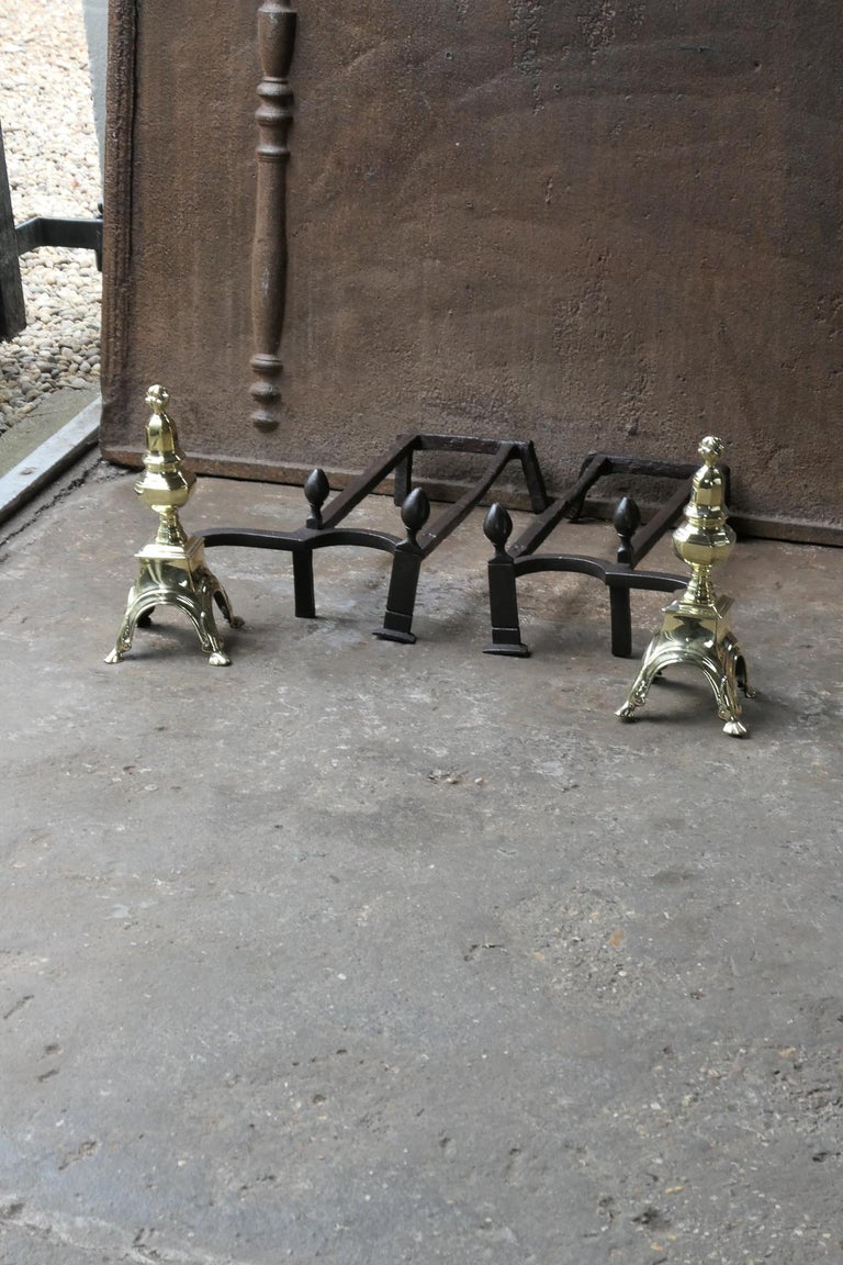 Antique French Louis XIV Fire Grate, Fireplace Grate, 17th Century For ...