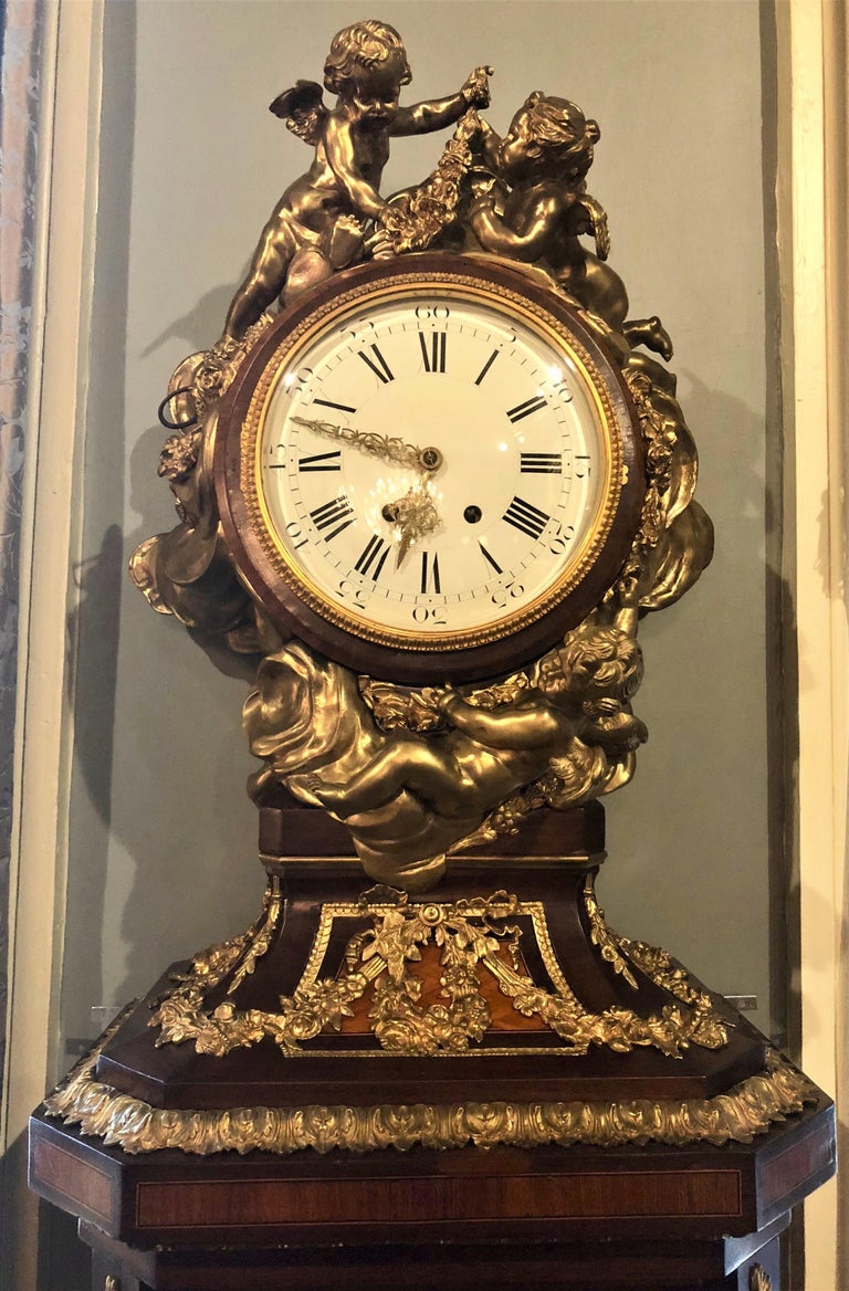 Antique French Louis XIV Longcase Clock, circa 1850-1880 at 1stDibs