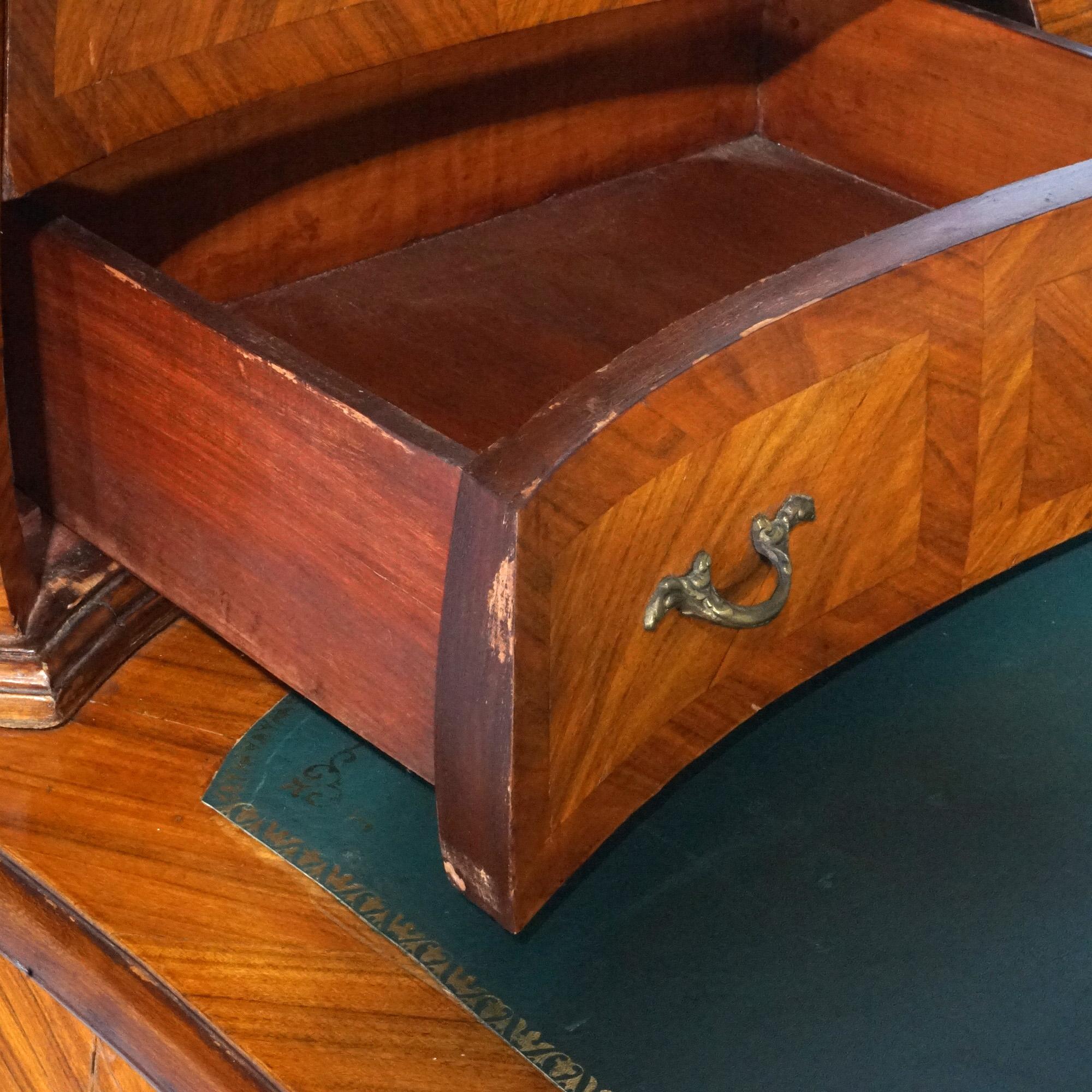Antique French Louis XIV Style Satinwood and Kingwood Writing Desk ...