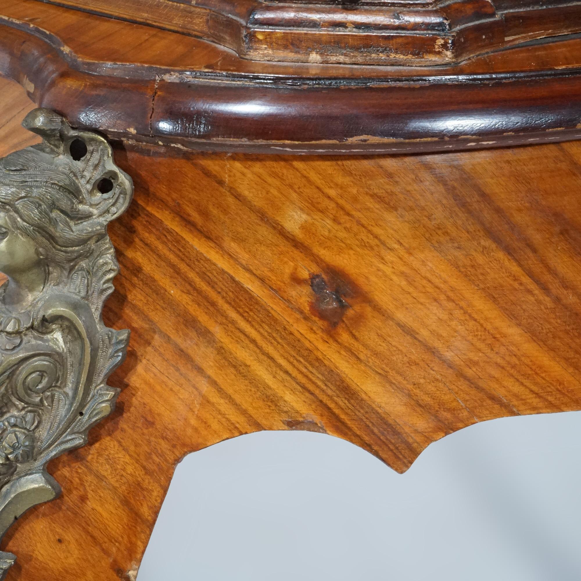 Antique French Louis XIV Style Satinwood and Kingwood Writing Desk ...