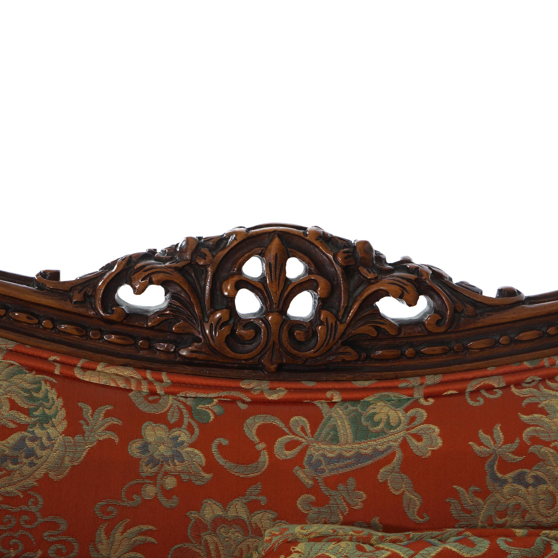 Antique French Louis XIV Style Settee With Down Filled Cushions C1910 ...