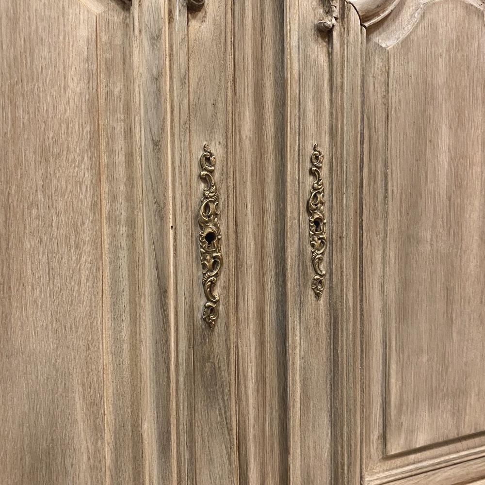 Antique French Louis XIV Whitewashed Marble-Top Buffet or Credenza For ...