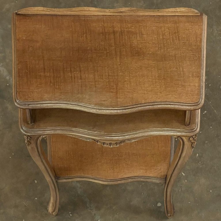 Antique French Louis XV Maple End Table For Sale at 1stDibs