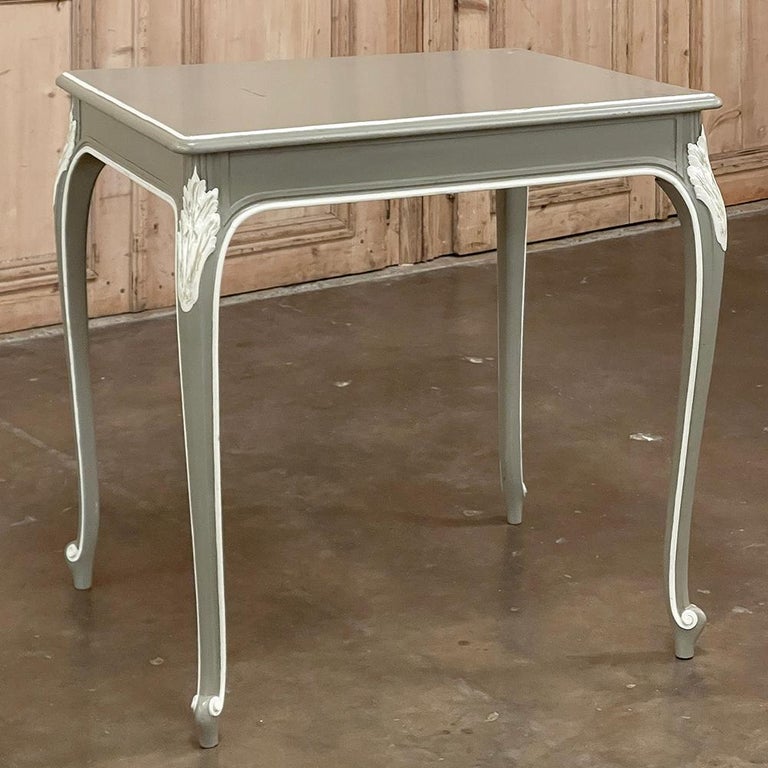 Antique French Louis XV Painted Occasional Table For Sale at 1stDibs