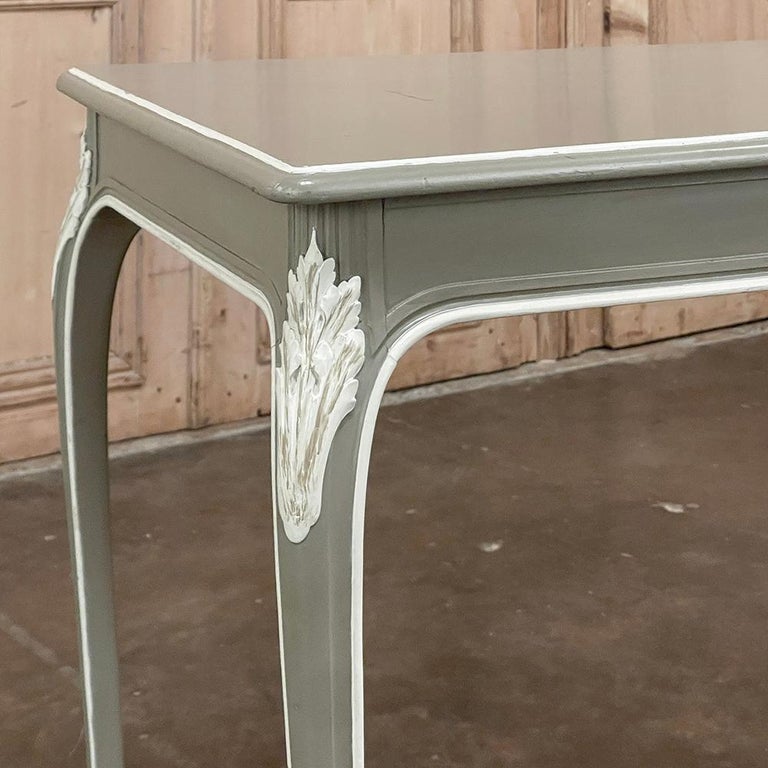 Antique French Louis XV Painted Occasional Table For Sale at 1stDibs