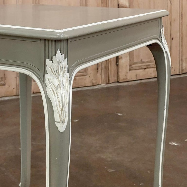 Antique French Louis XV Painted Occasional Table For Sale at 1stDibs