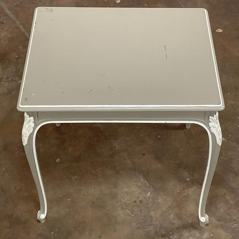 Antique French Louis XV Painted Occasional Table For Sale at 1stDibs