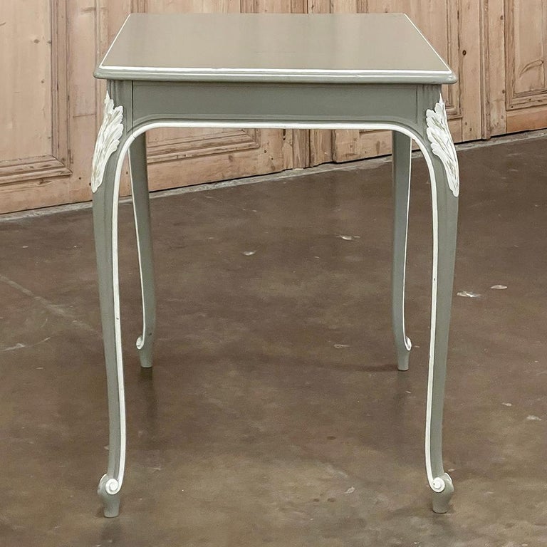 Antique French Louis XV Painted Occasional Table For Sale at 1stDibs