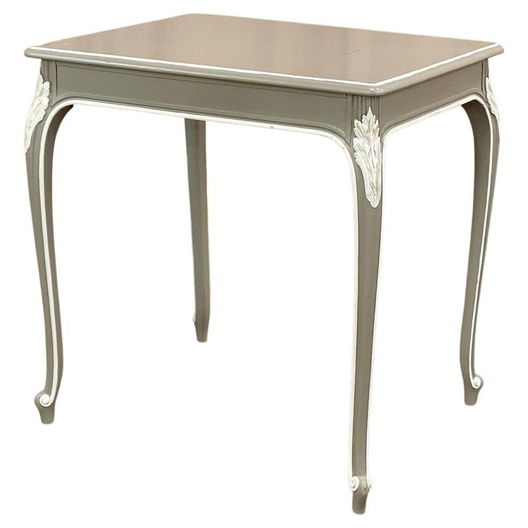 Antique French Louis XV Painted Occasional Table For Sale at 1stDibs
