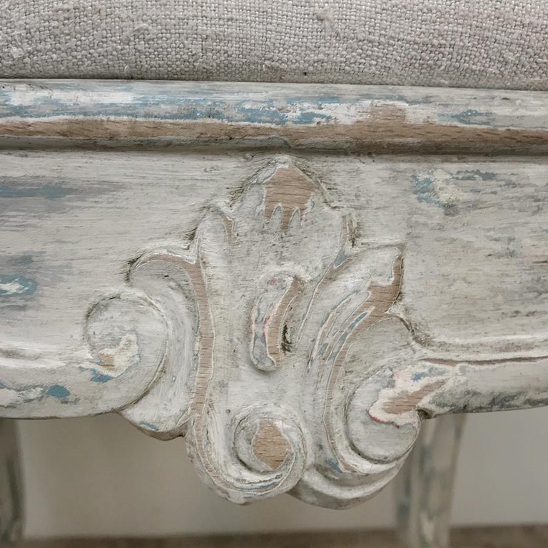 Antique French Louis XV Painted Vanity Stool at 1stDibs | french vanity ...