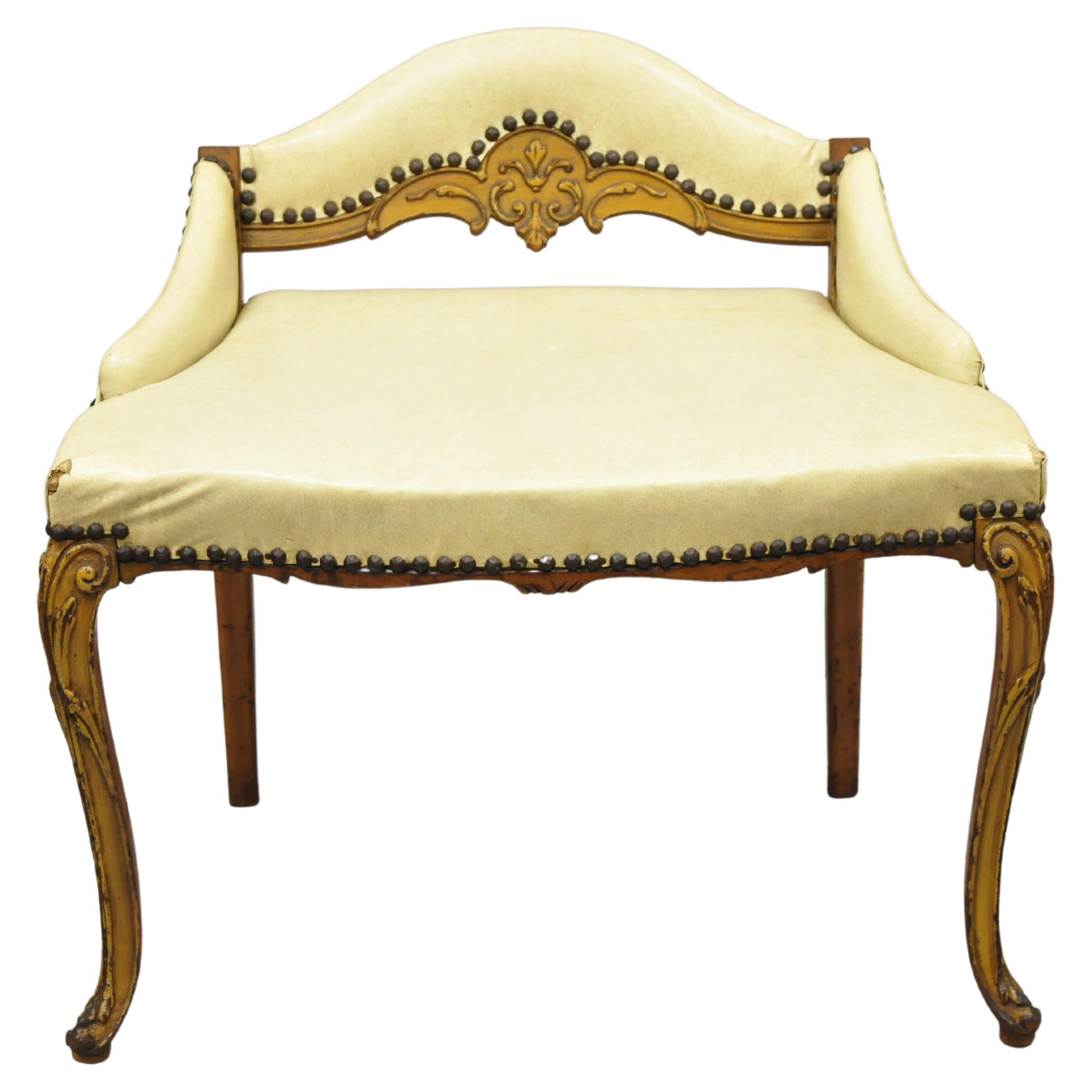 Antique Black Forest Faux Bois Carved Mahogany Twig Branch Side Vanity ...