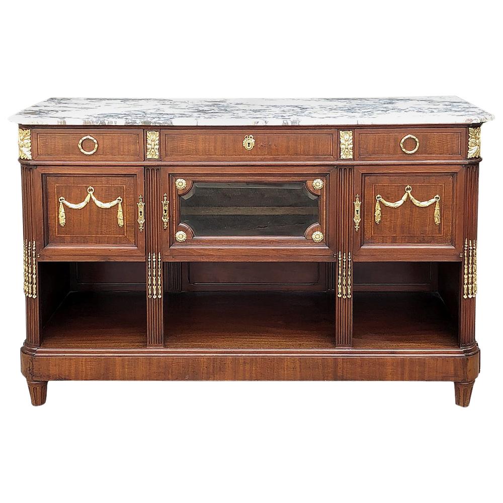 Antique French Louis XVI Painted Buffet at 1stDibs