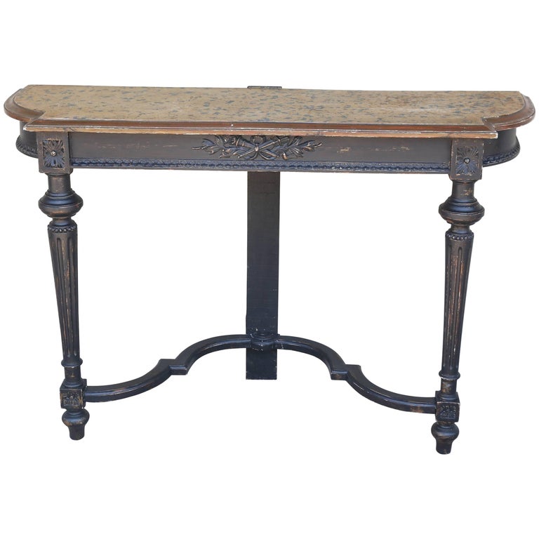 Antique French Louis XVI Painted Console, circa 1880 at 1stDibs