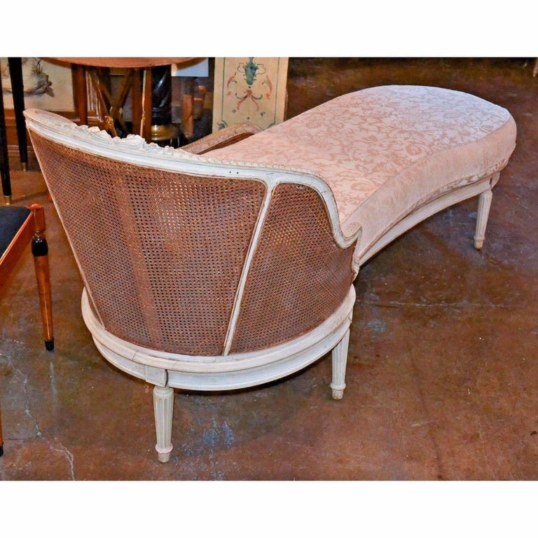Antique French Louis XVI Style Chaise Longue at 1stDibs