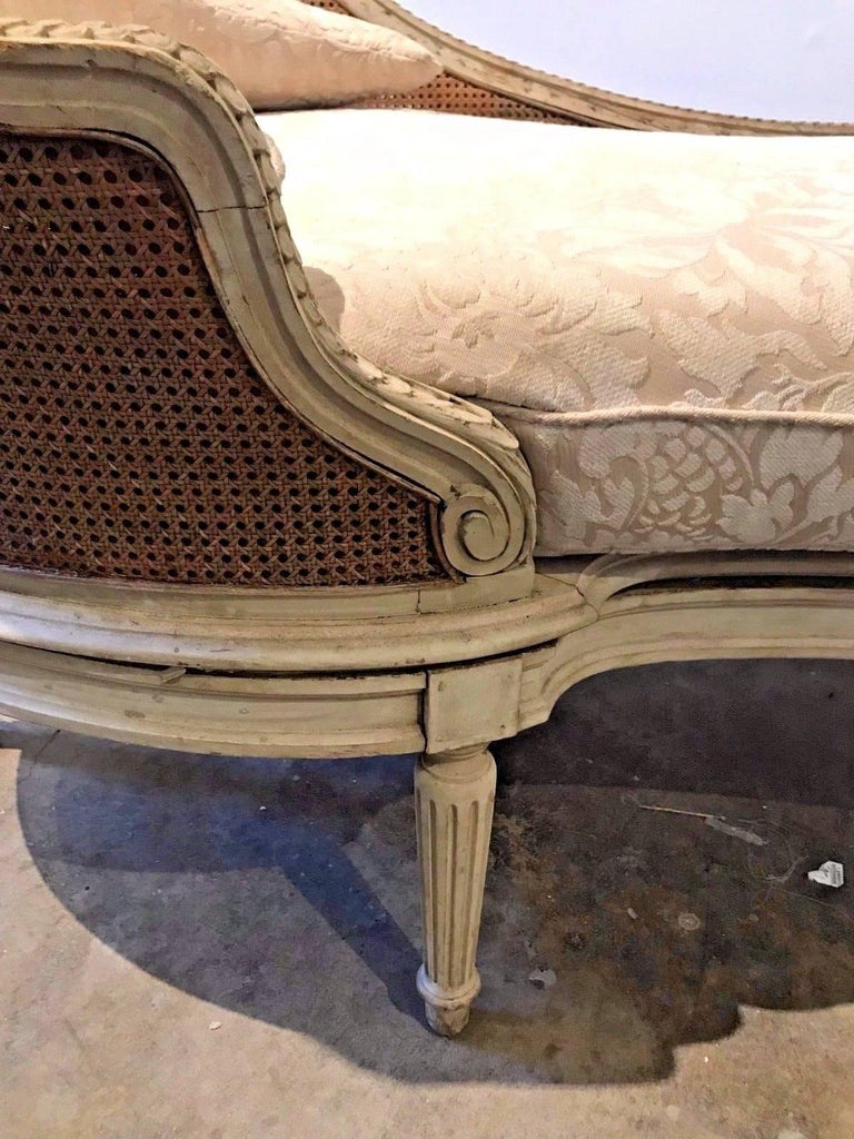 Antique French Louis XVI Style Chaise Longue at 1stDibs