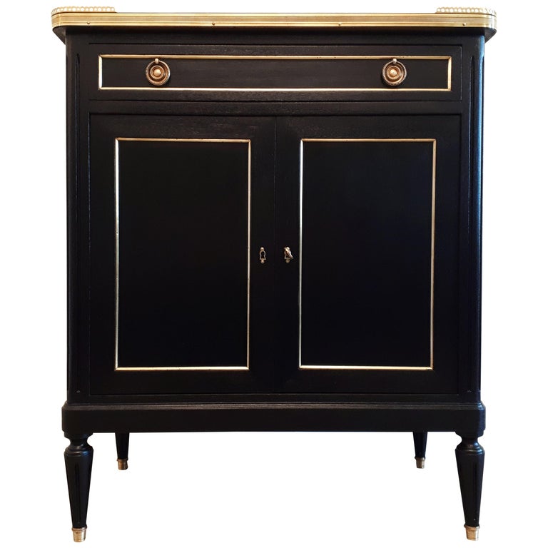 Antique French Louis XVI Style Chest of Drawers Commode Buffet Bar at ...