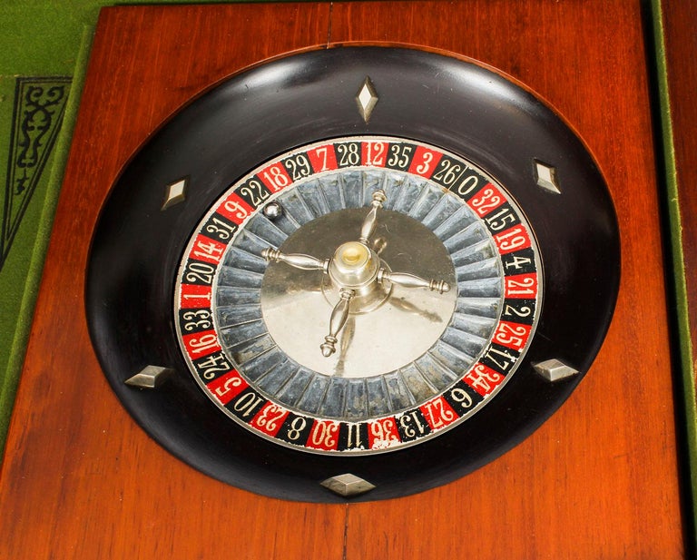 Antique French Mahogany Games Roulette Table 19th Century at 1stDibs