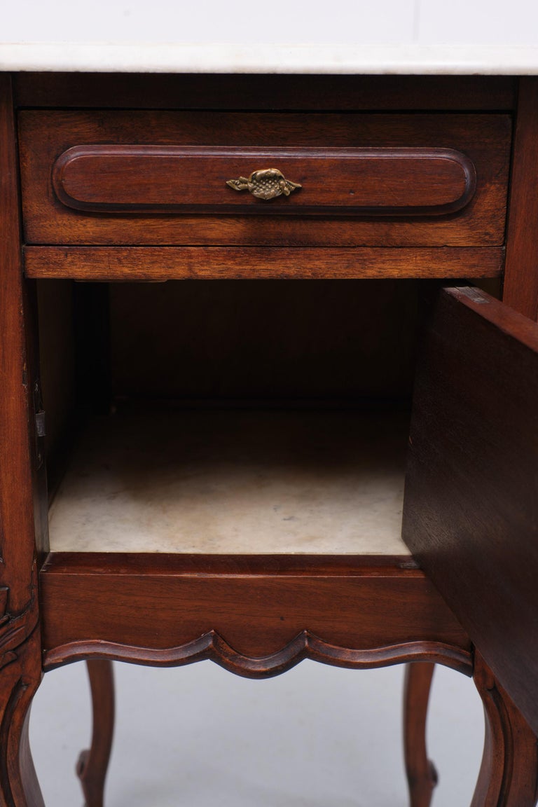 Antique French Mahogany Night Stands, 1900 For Sale at 1stDibs