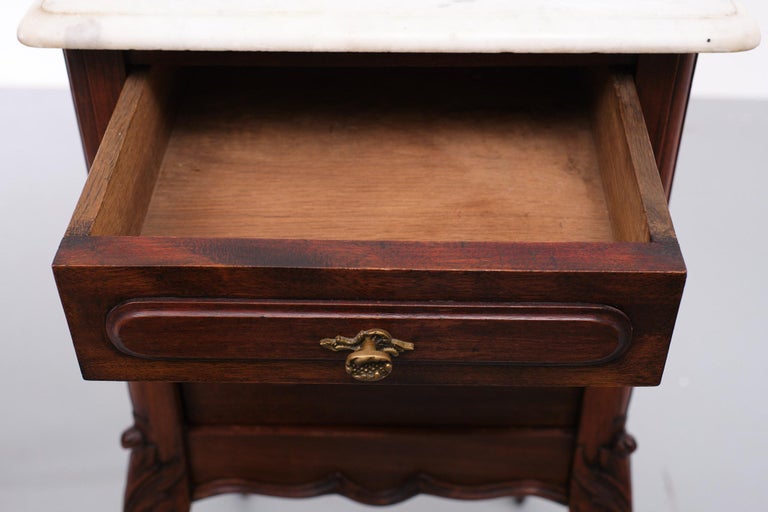 Antique French Mahogany Night Stands, 1900 For Sale at 1stDibs