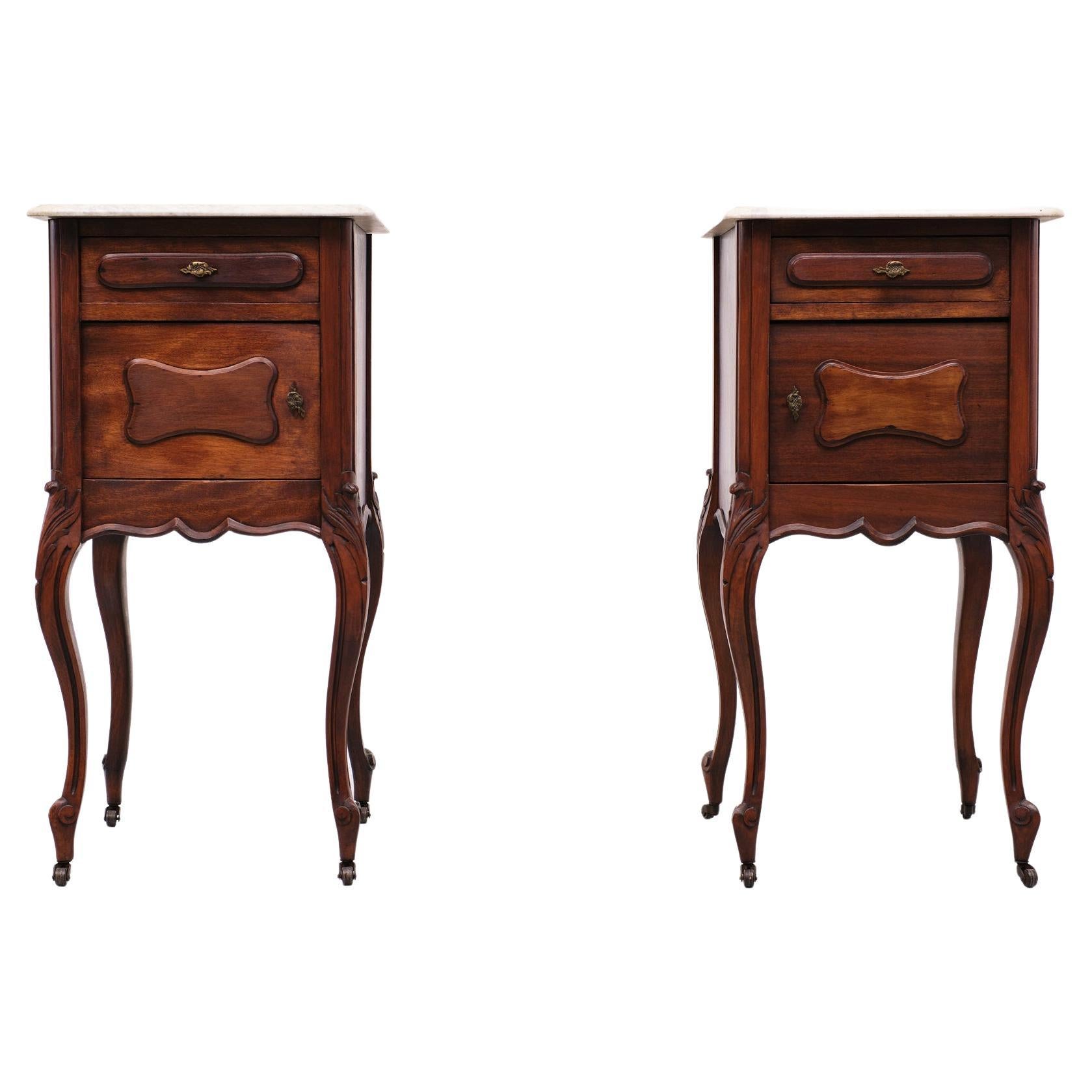 Antique France Rococo Night Stand, 1880s For Sale at 1stDibs