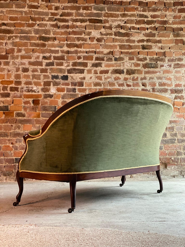 Antique French Mahogany Two-Seat Sofa 19th Century, circa 1890 at ...