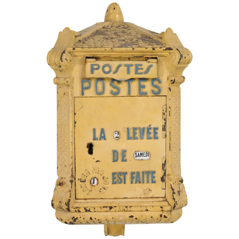 Antique French Mailbox from the Early 1900s at 1stDibs | vintage french ...
