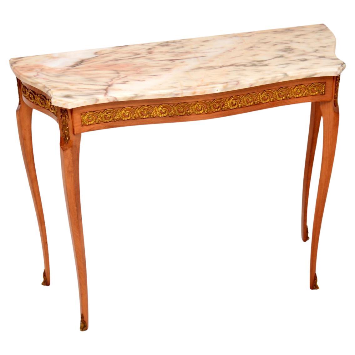 Marble Console Table With Brass Legs at Adam Goudeau blog