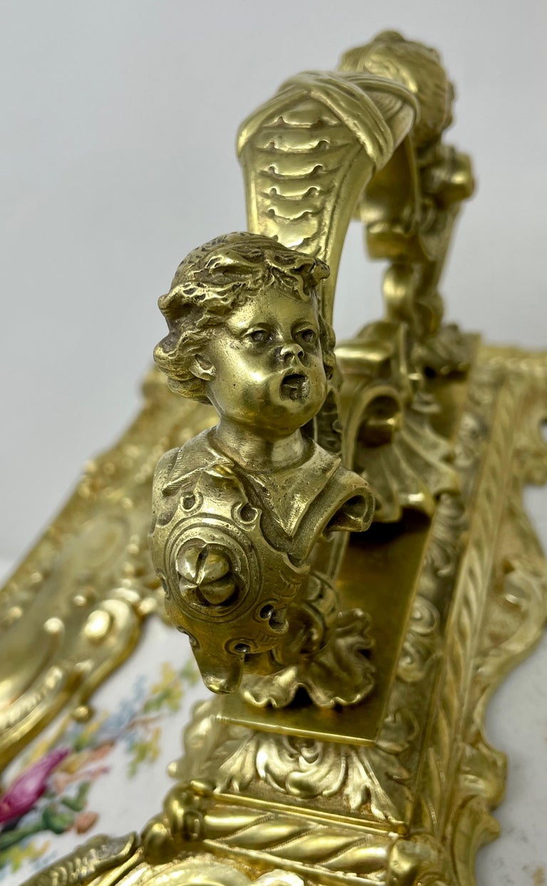Antique French Napoleon III Limoges and Bronze D' Ore Jewel Box, Circa ...